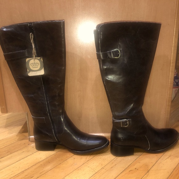 Born | Shoes | Womens Born Boots Gibbs Knee High Wide Calf 75 | Poshmark